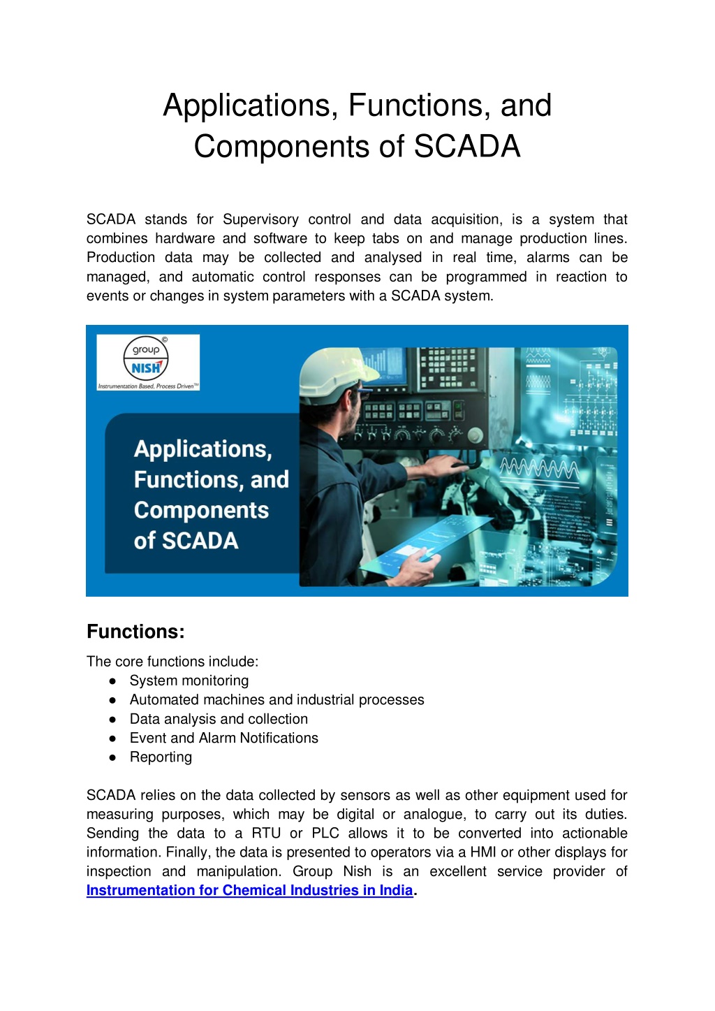PPT - Applications, Functions, and Components of SCADA PowerPoint Presentation - ID:11788327