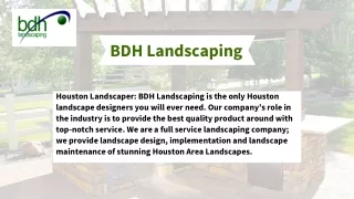 PPT - Well qualified Landscaper of Katy| BDH Landscaping PowerPoint Presentation - ID:11793485