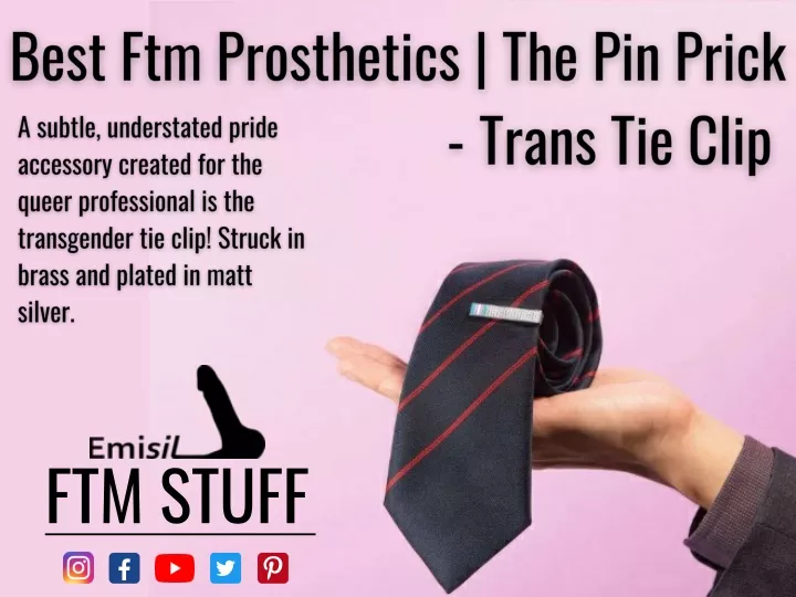 PPT - Best Ftm Prosthetics | The Pin Prick - Trans Tie Clip - Emisil ...