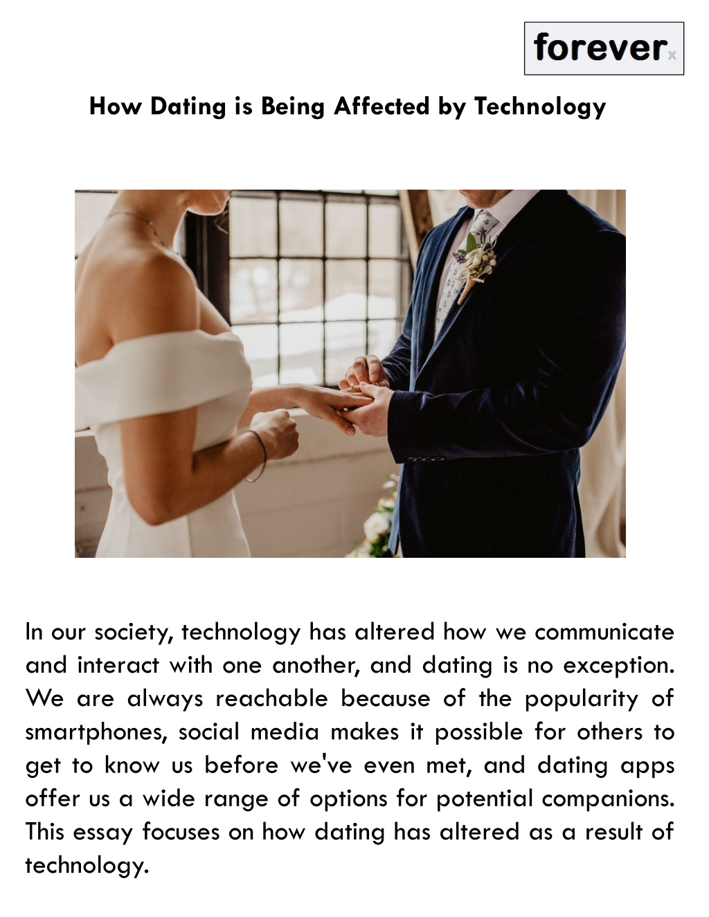 PPT - How Dating is Being Affected by Technology PowerPoint ...