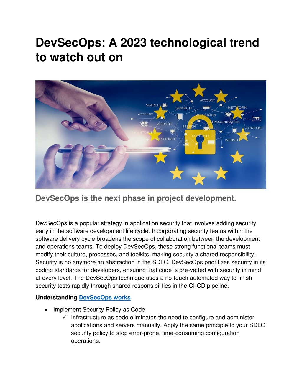 PPT - DevSecOps: A 2023 technological trend to watch out on PowerPoint ...