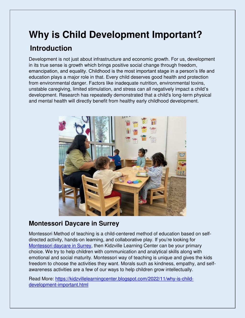 PPT - Why is Child Development Important PowerPoint Presentation, free ...