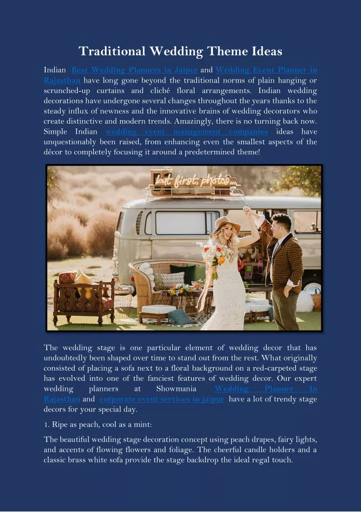 PPT - Traditional Wedding Theme Ideas PowerPoint Presentation, free ...