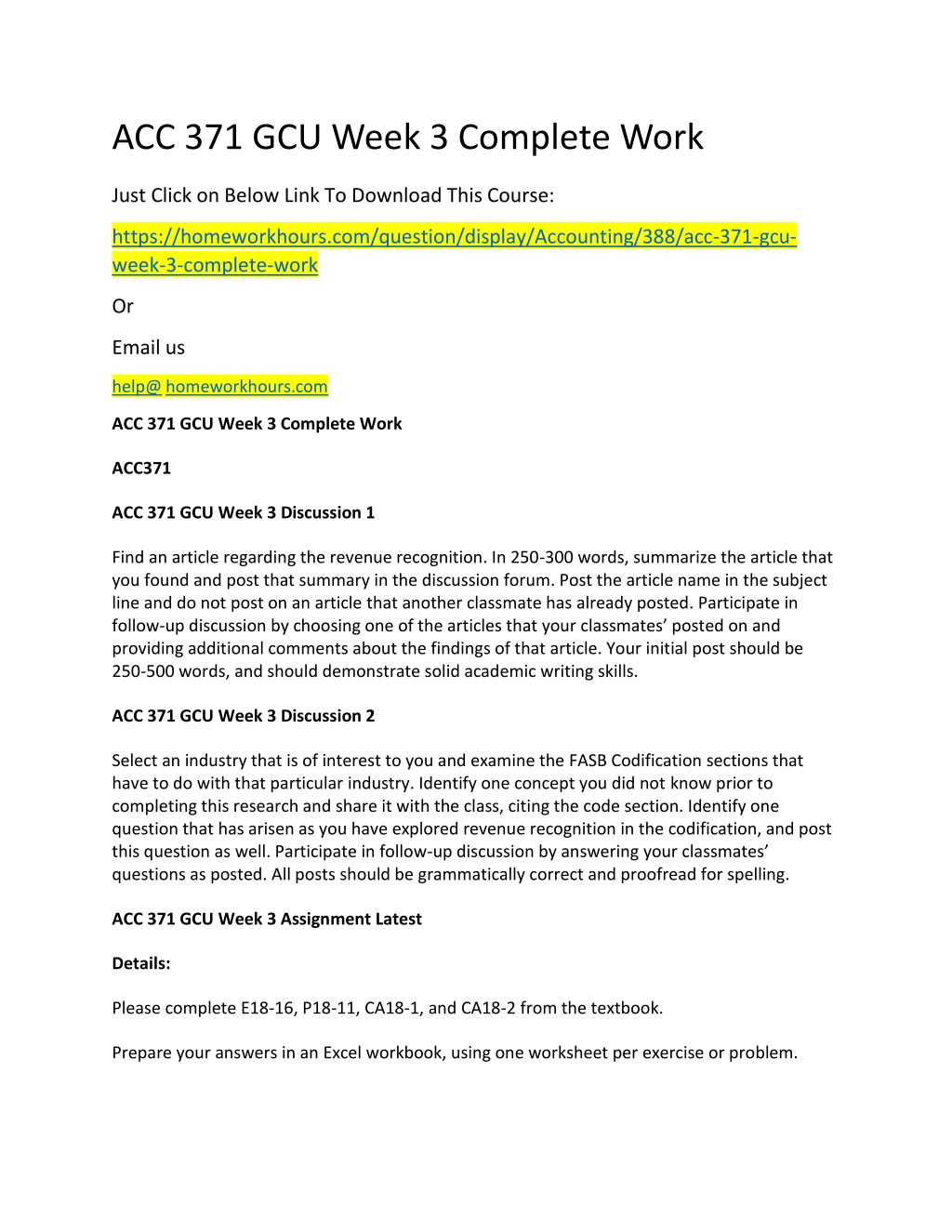 PPT - ACC 371 GCU Week 3 Complete Work PowerPoint Presentation, free ...