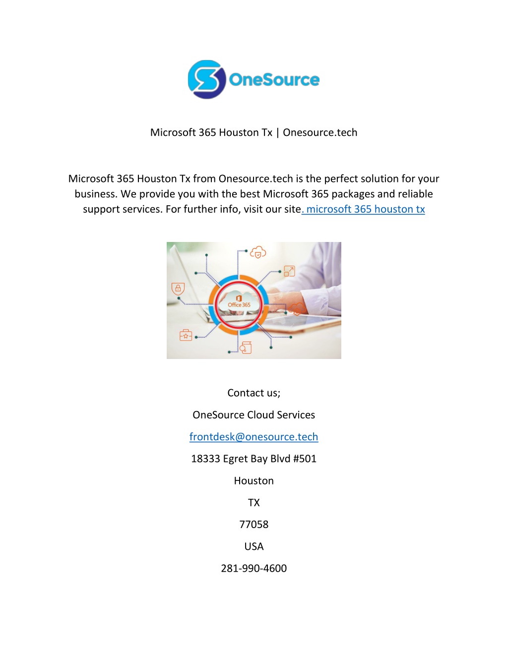 PPT - Microsoft 365 Houston Tx Onesource.tech PowerPoint Presentation, free download - ID:11804783