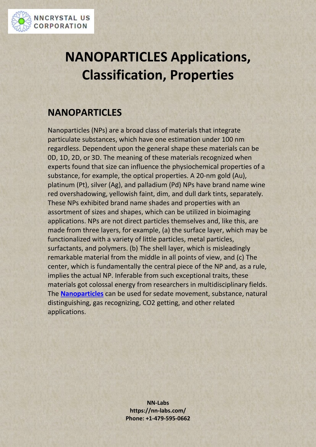 PPT - NANOPARTICLES Applications PowerPoint Presentation, free download ...