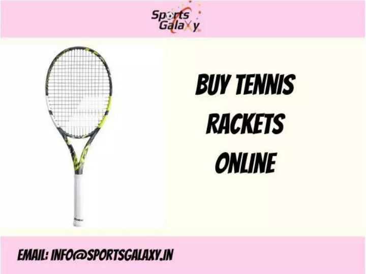 PPT - Buy Tennis Racket Online PowerPoint Presentation, free download ...
