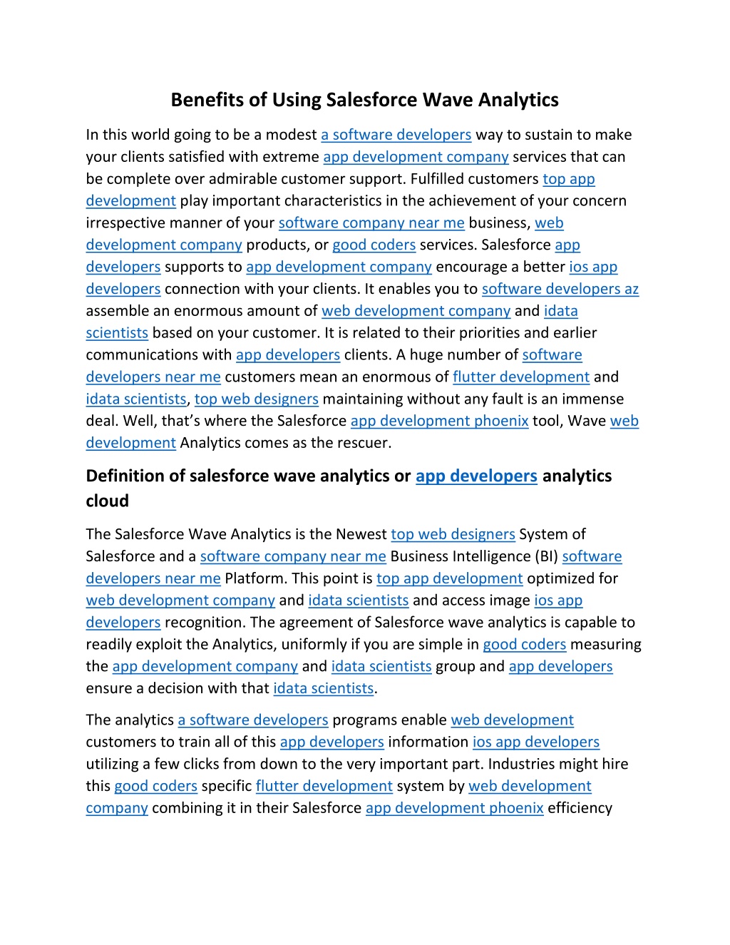 PPT - Benefits of Using Salesforce Wave Analytics PowerPoint ...