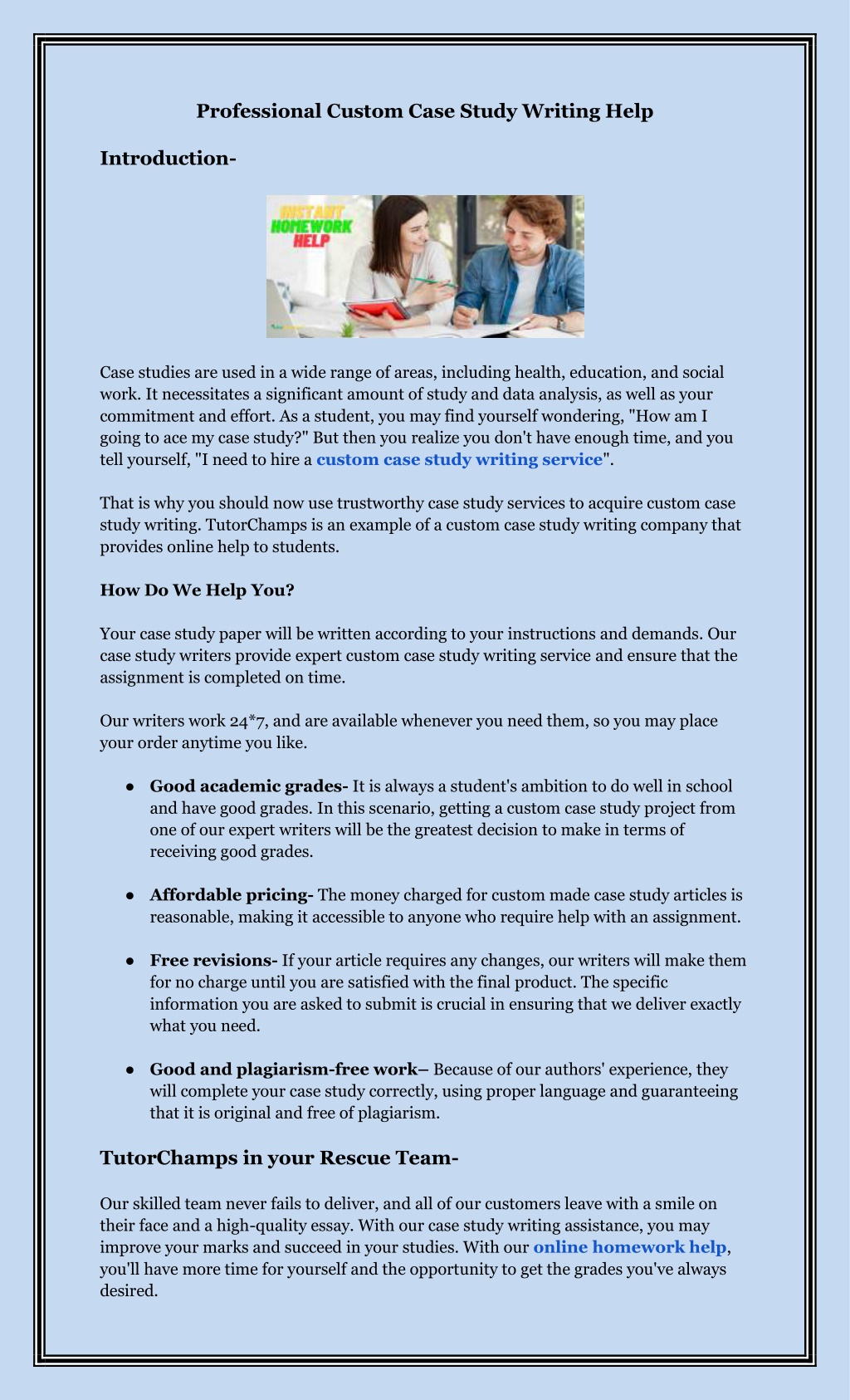 PPT - Professional Custom Case Study Writing Help PowerPoint Presentation - ID:11811478
