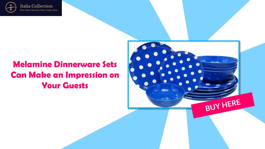 PPT - Melamine Dinnerware Sets Can Make an Impression on Your Guests ...
