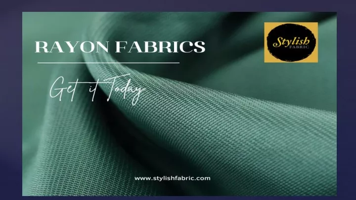 PPT - Get Stunning Rayon Fabrics Dresses PowerPoint Presentation, free ...