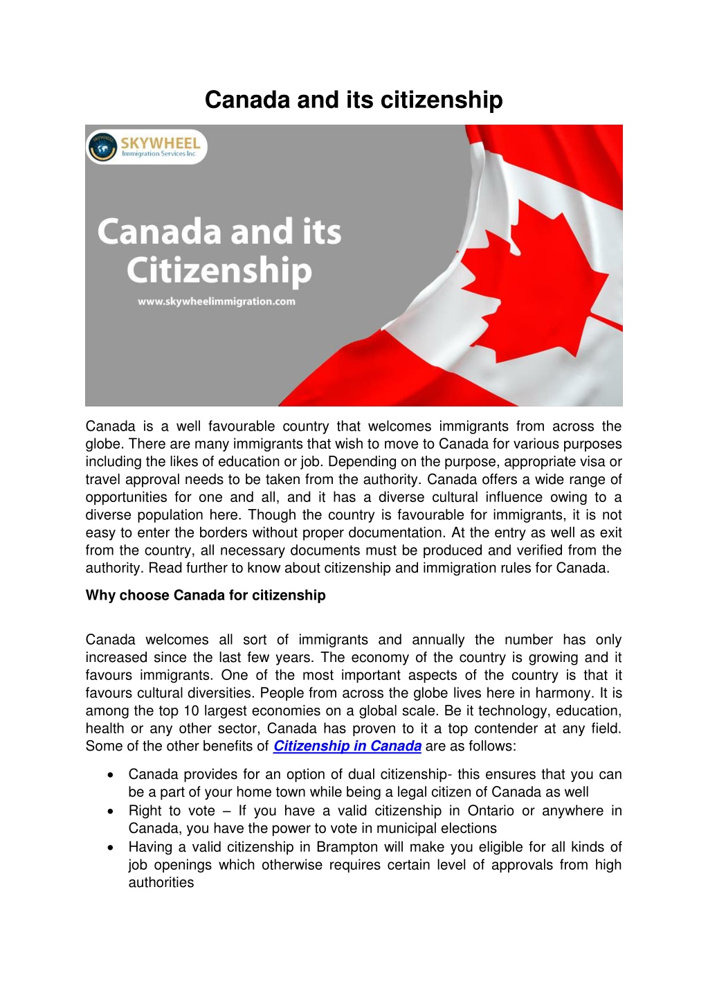 PPT - Citizenship in Canada PowerPoint Presentation, free download - ID ...