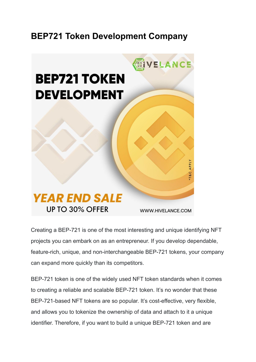 PPT - BEP721 Token Development Company PowerPoint Presentation, free ...