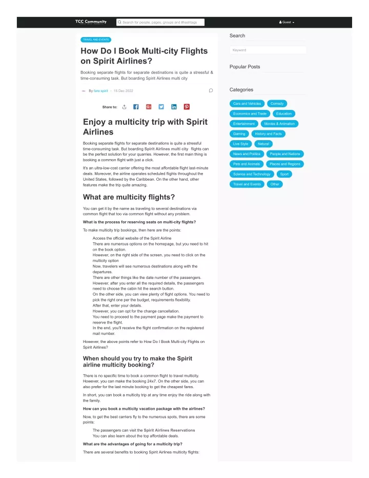 PPT - How Do I Book Multi-city Flights on Spirit Airlines? PowerPoint ...