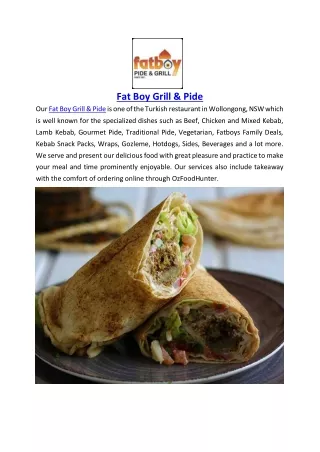 PPT - Up to 10% Offer Fat Boy Grill & Pide - Order Now PowerPoint ...