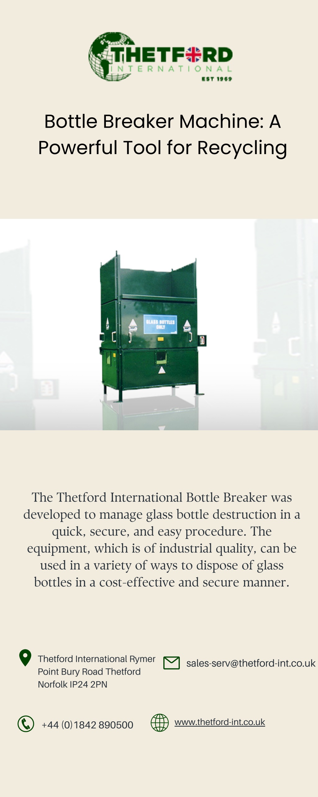 PPT - Bottle Breaker Machine A Powerful Tool for Recycling PowerPoint ...