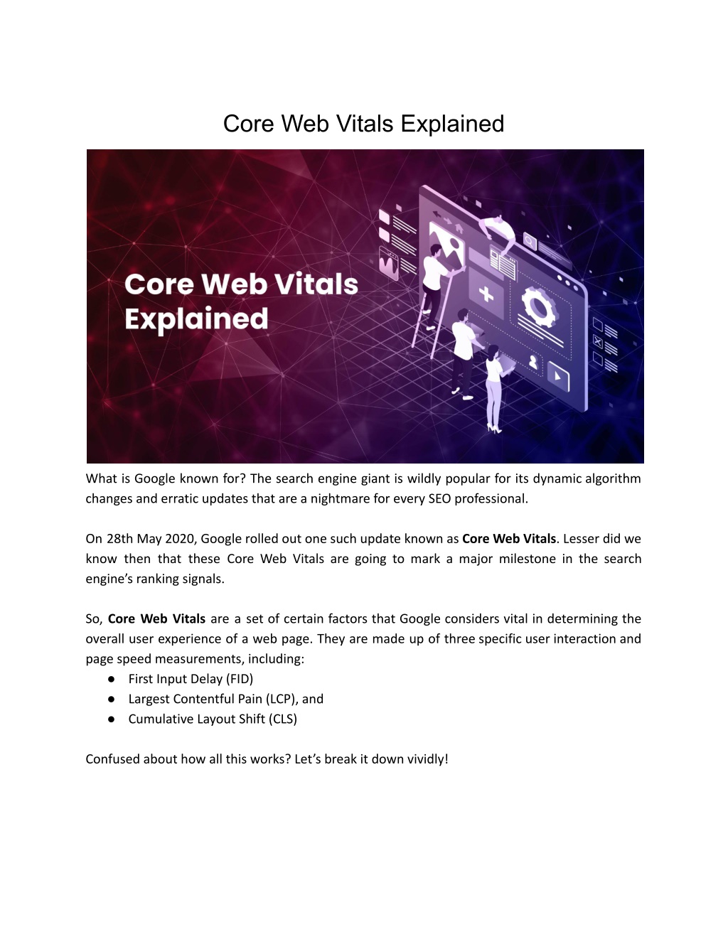 PPT - Core Web Vitals Explained PowerPoint Presentation, free download ...