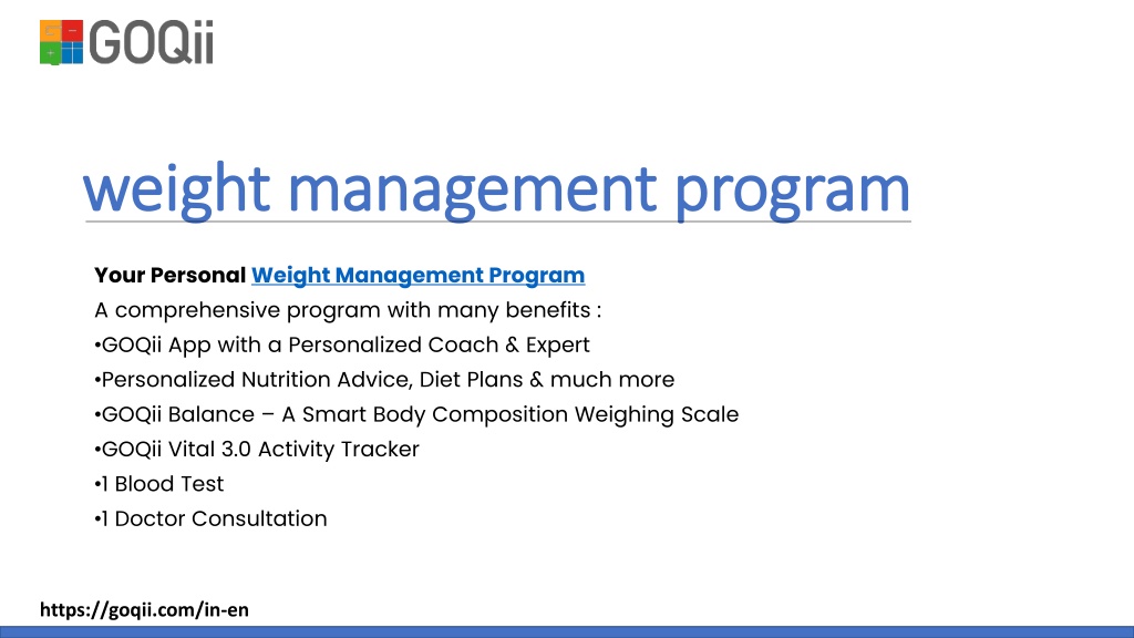 PPT - weight management program PowerPoint Presentation, free download ...