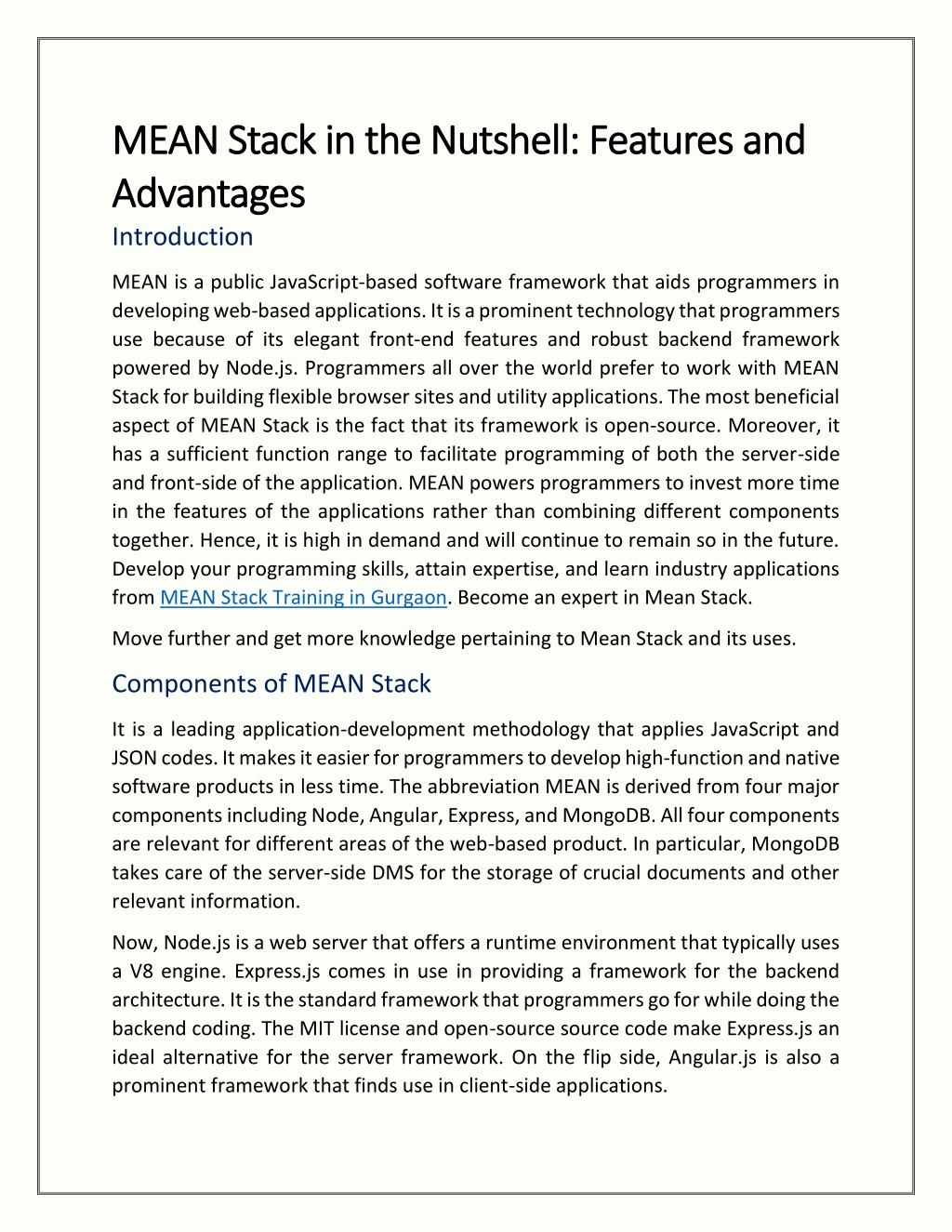 PPT - MEAN Stack in the Nutshell PowerPoint Presentation, free download ...