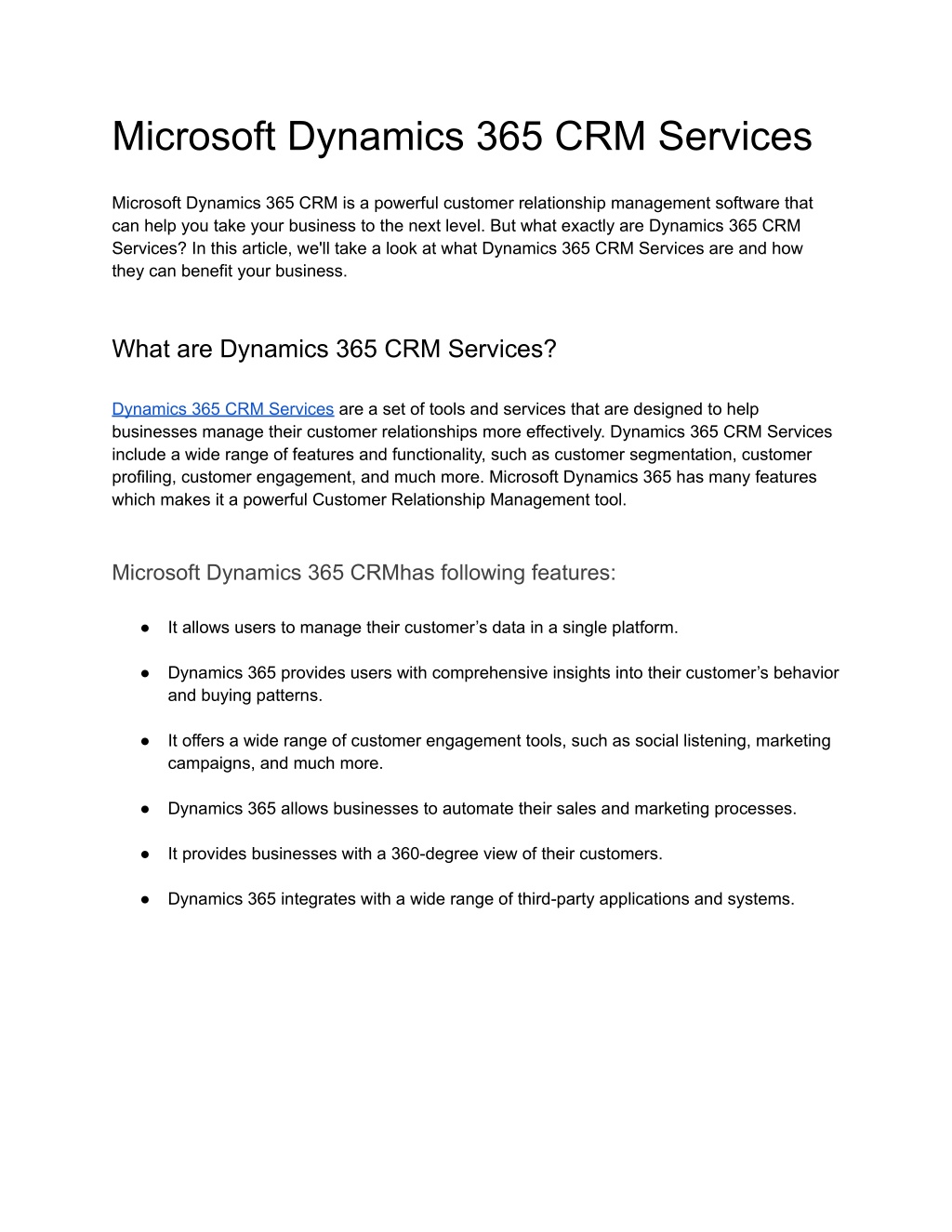PPT - Microsoft Dynamics 365 CRM Services_ What You Need to Know ...