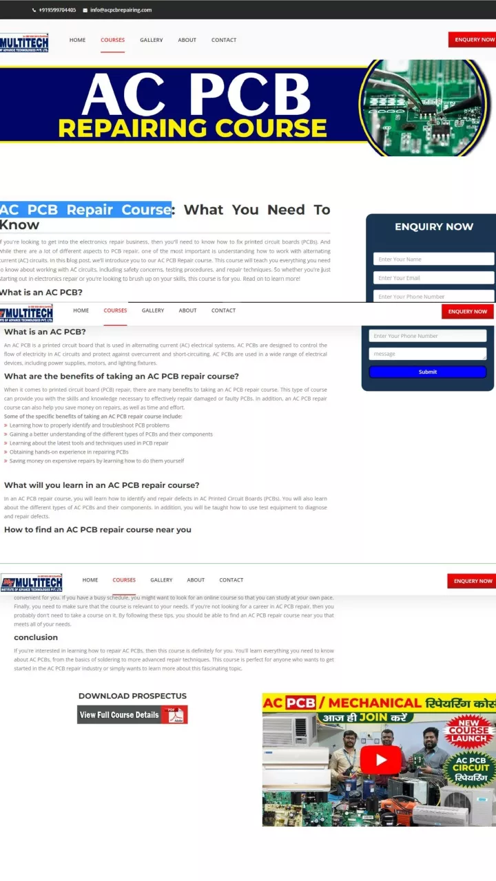 PPT - Ac PCB Repairing Course | Ac PCB Repairing Institute Delhi,India ...