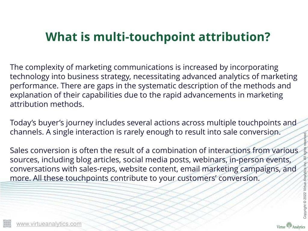 PPT - What is multi-touchpoint attribution PowerPoint Presentation ...