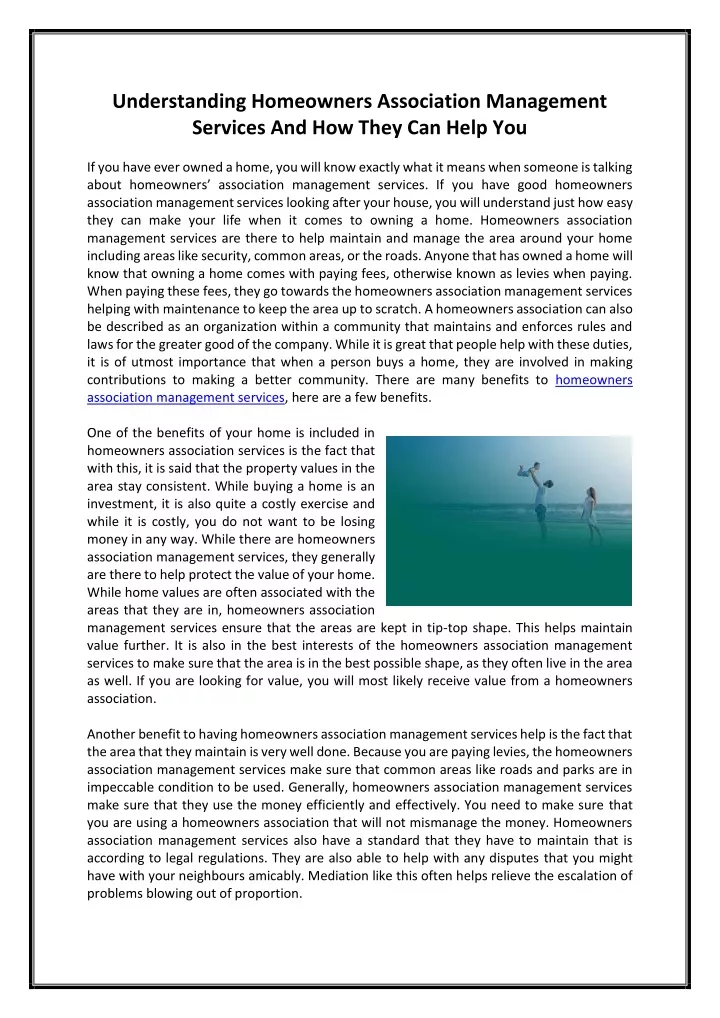 PPT - Understanding Homeowners Association Management Services And How ... PPT - Understanding Homeowners Association Management Services And How ...
