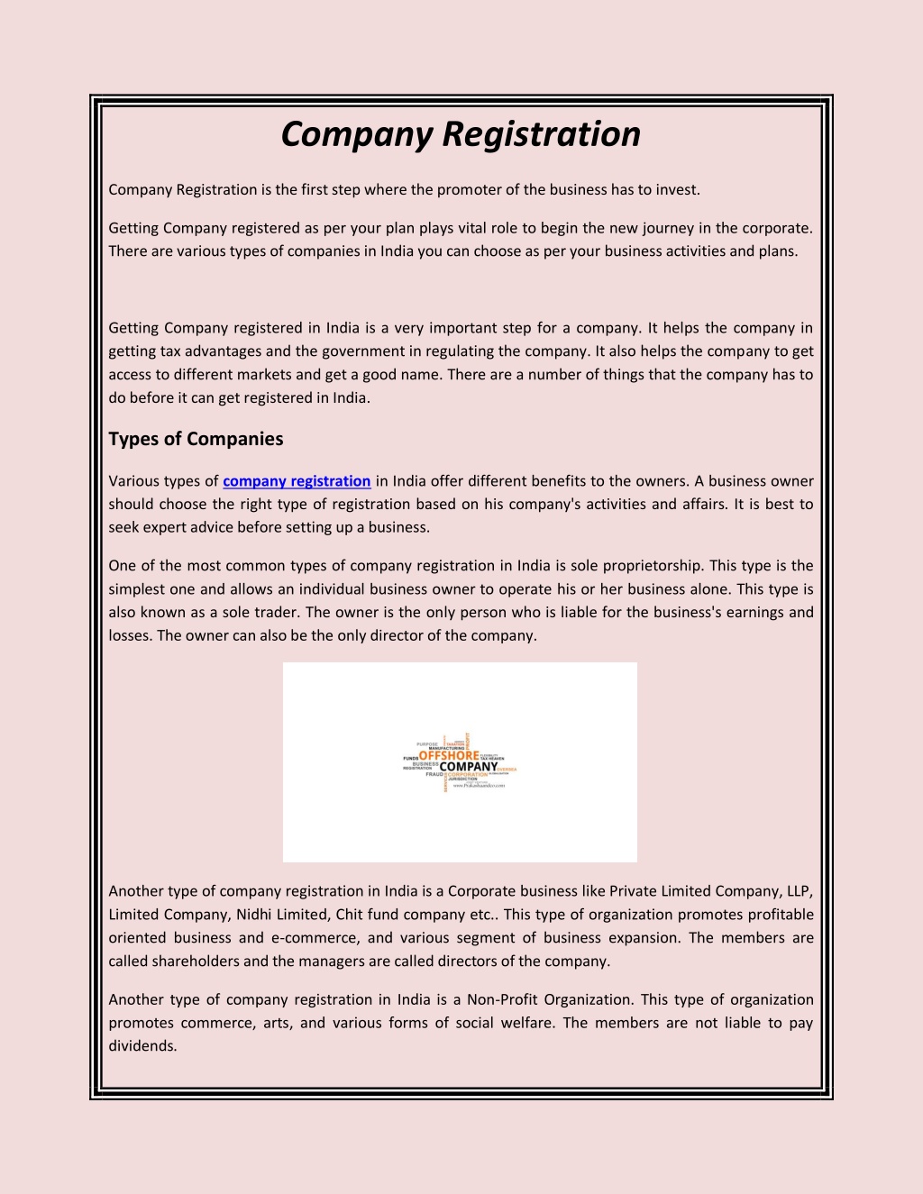 PPT - Company Registration in India PowerPoint Presentation, free ...