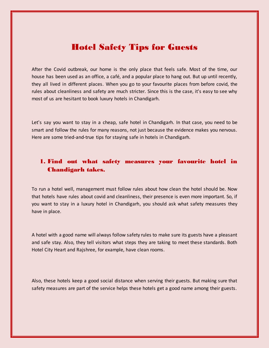 PPT - Hotel Safety Tips for Guests PowerPoint Presentation, free ...