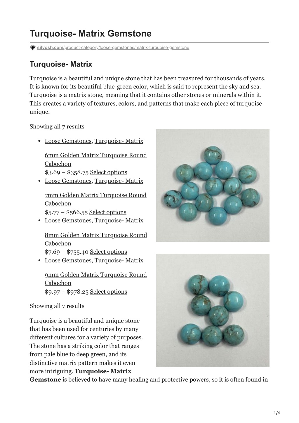 PPT - silvosh.com-Turquoise- Matrix Gemstone PowerPoint Presentation ...