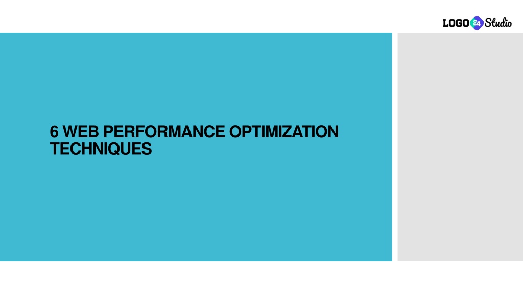 PPT - 6 WEB PERFORMANCE OPTIMIZATION TECHNIQUES PowerPoint Presentation ...