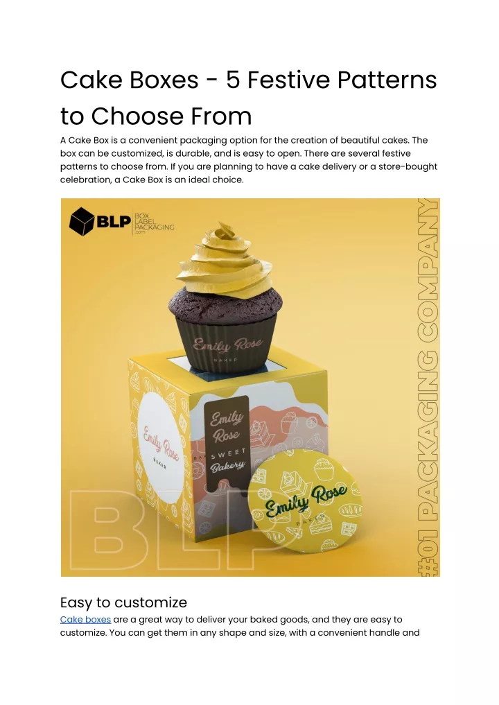 PPT - boxes | cake boxes | cake boxes wholesale | cake boxes near me in ...
