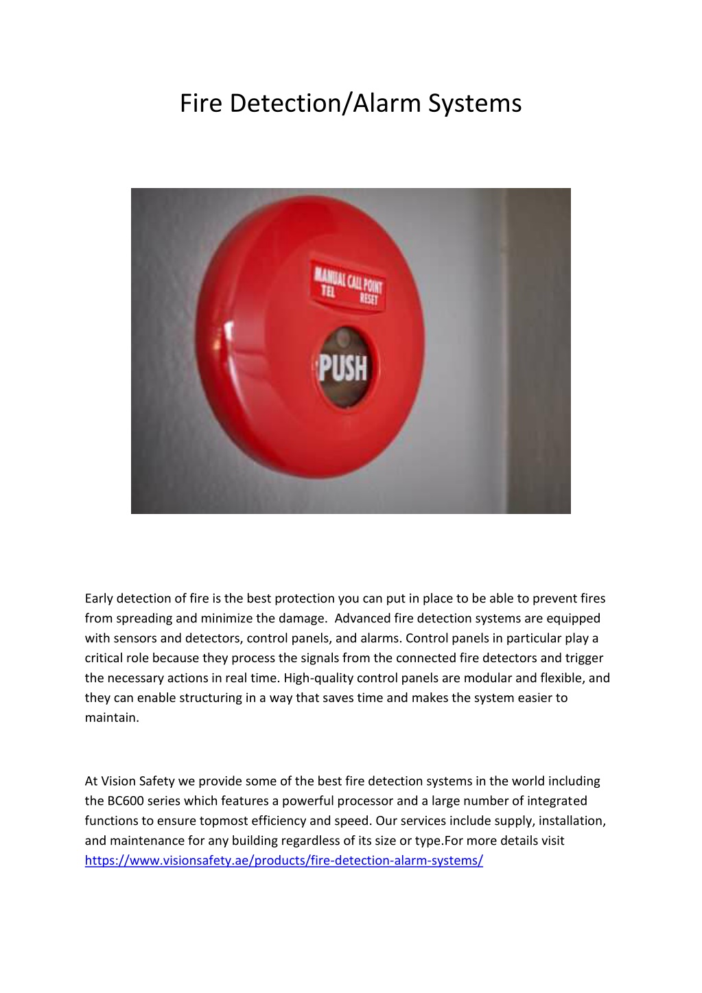 PPT - Fire DetectionAlarm Systems PowerPoint Presentation, free ...