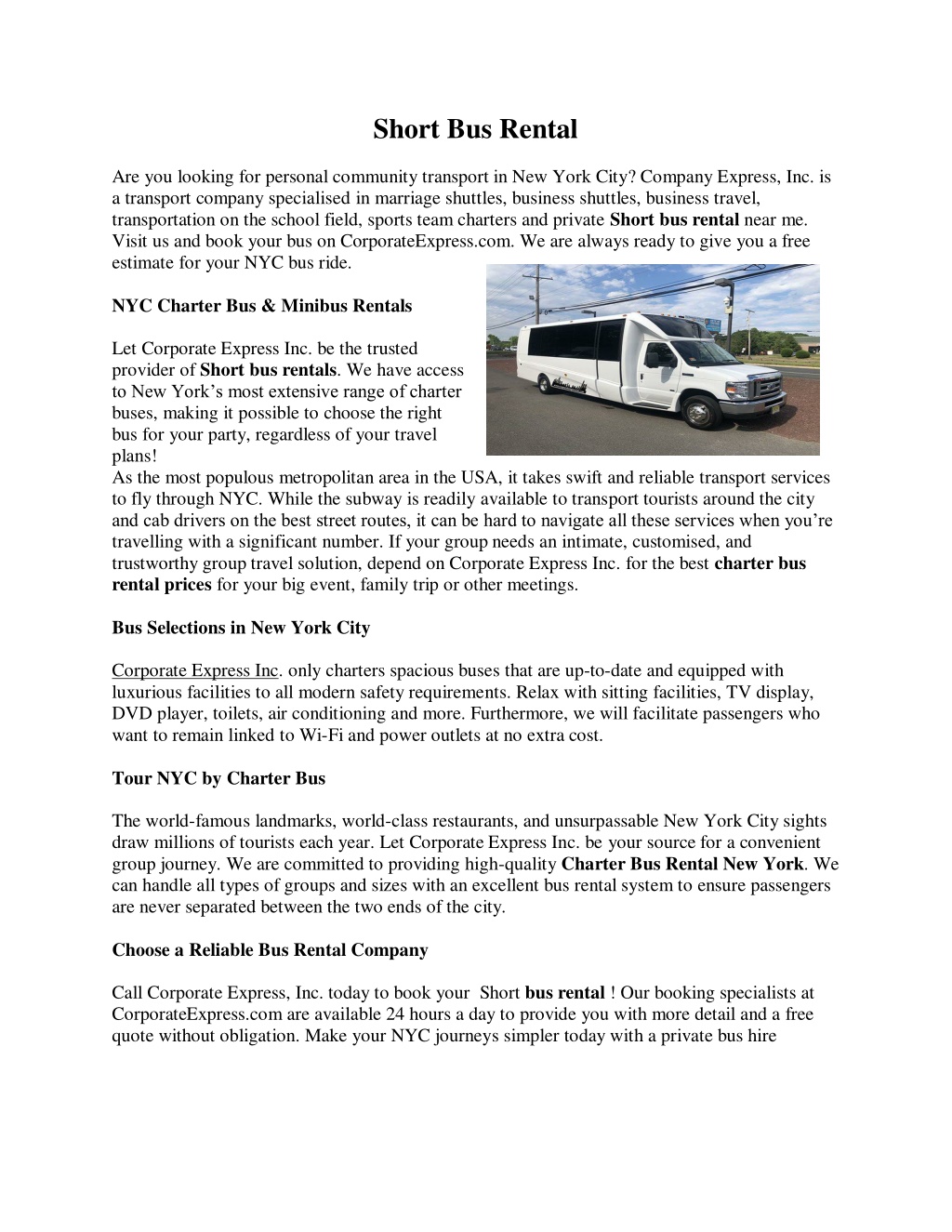 PPT - Short Bus Rental PowerPoint Presentation, free download - ID:11860383
