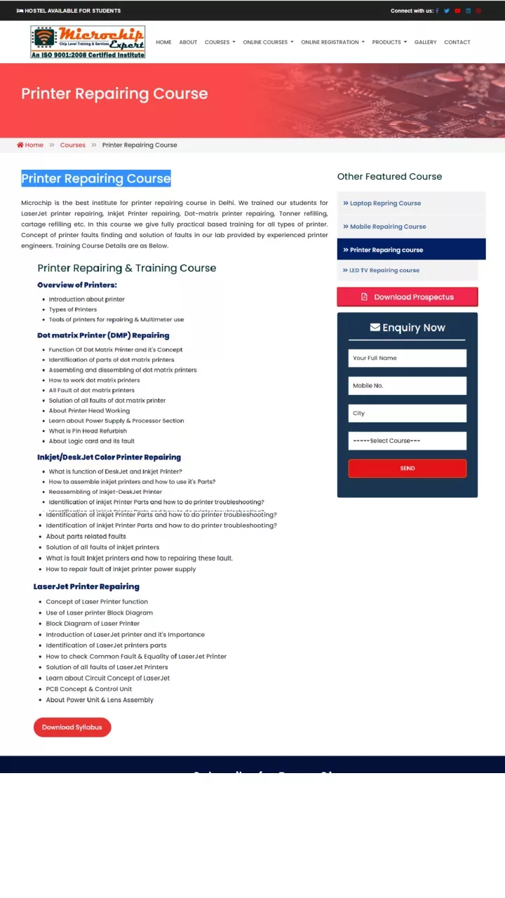 PPT - Printer Repairing Institute | Printer Repairing Course PowerPoint ...