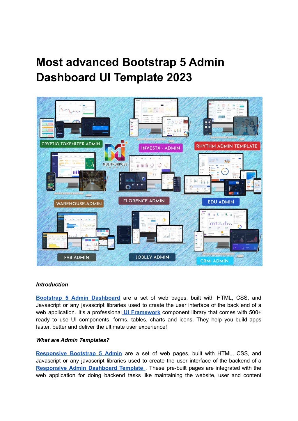 PPT - _Most advanced Bootstrap 5 Admin Dashboard UI Template 2023 ...