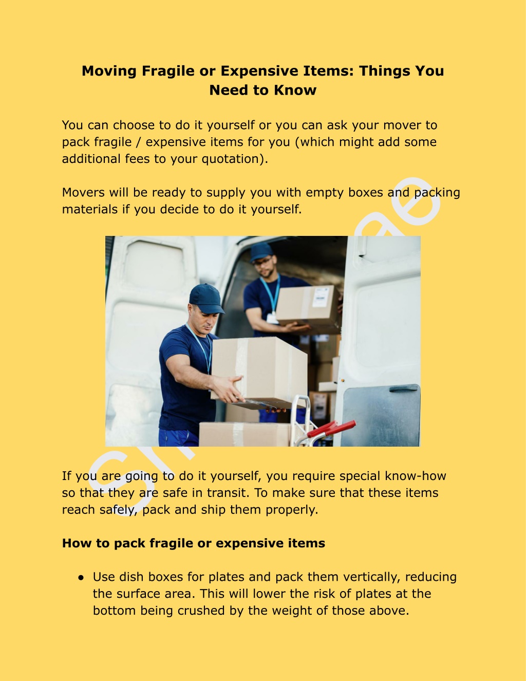 PPT - Moving Fragile or Expensive Items_ Things You Need to Know ...