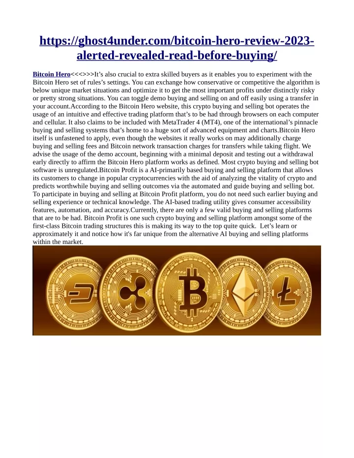 PPT - https://ghost4under.com/bitcoin-hero-review-2023-alerted-revealed ...