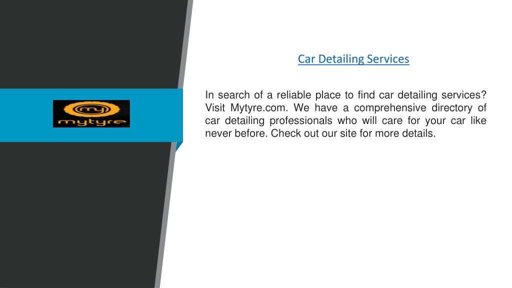 PPT - Car Detailing Services | Mytyre.com PowerPoint Presentation, free ...