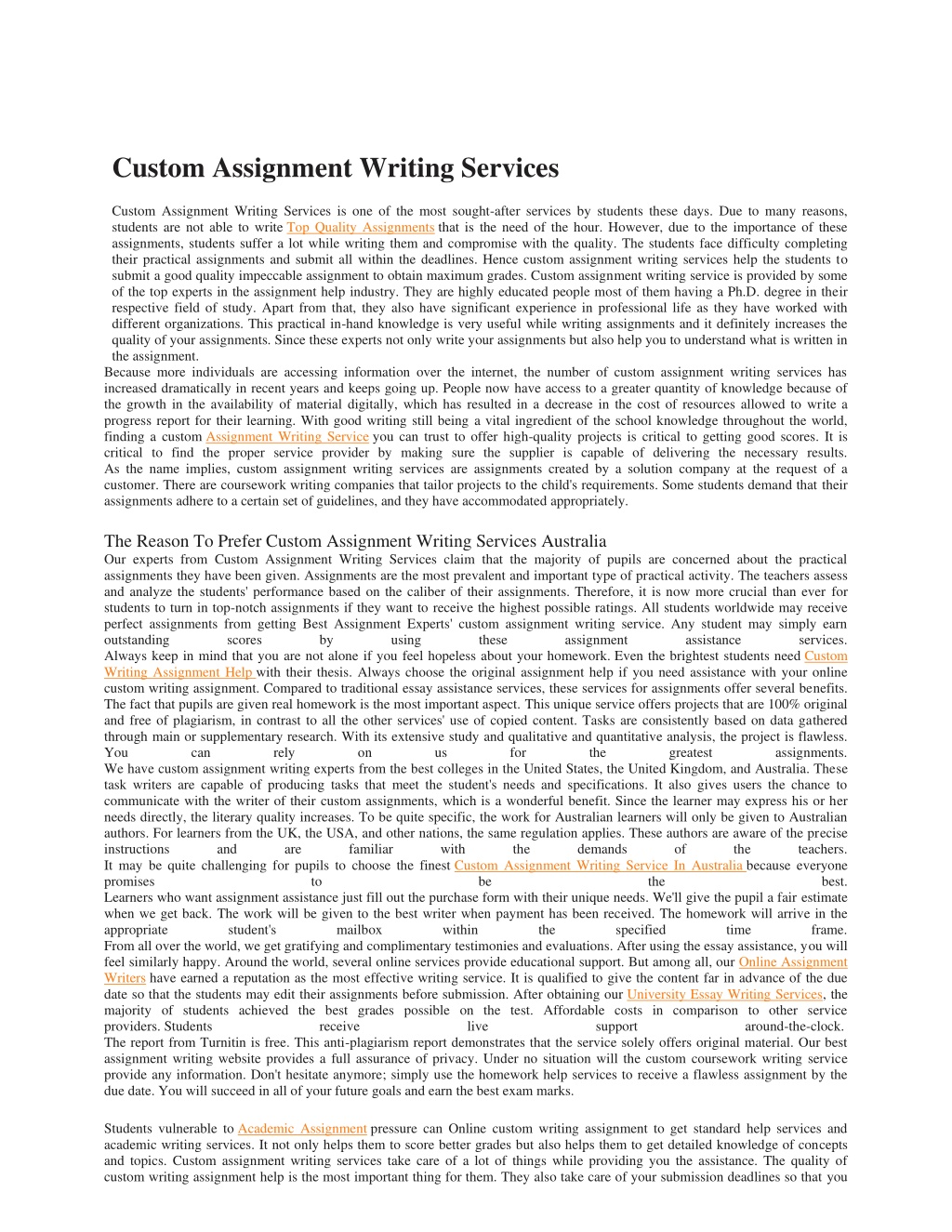 PPT - custom assignment writing services PowerPoint Presentation, free download - ID:11870976