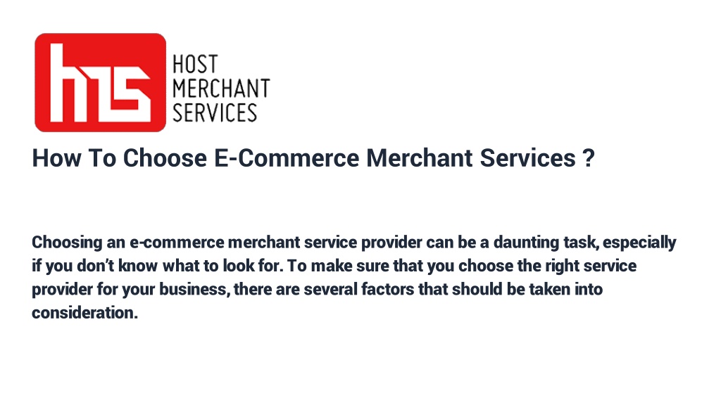 PPT - how-to-choose-e-commerce-merchant-services PowerPoint ...