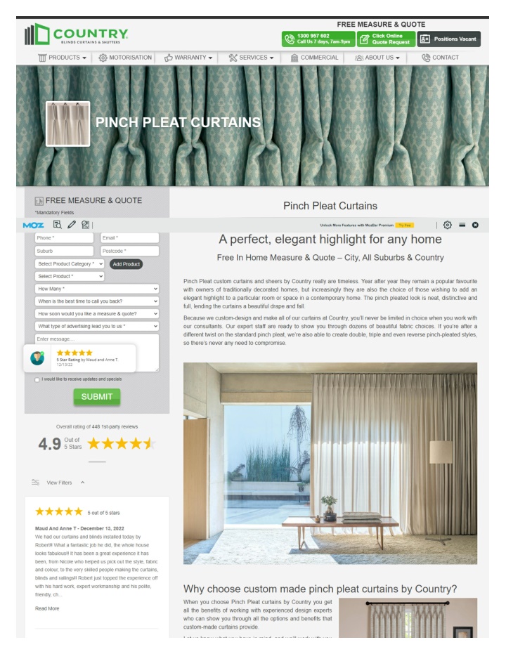 PPT - Country Blinds, Curtains & Shutters | Free Measure & Quote ...