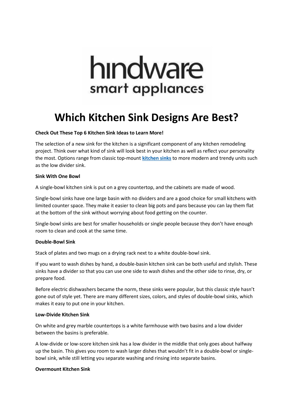 PPT - Which Kitchen Sink Designs Are Best PowerPoint Presentation, free ...