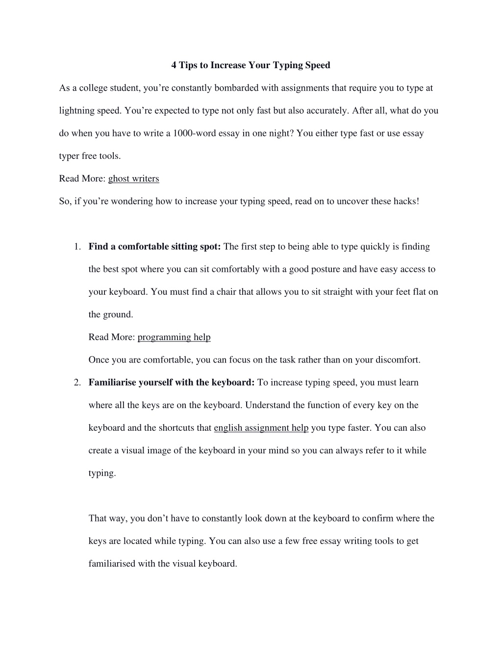 PPT - 4 Tips to Increase Your Typing Speed PowerPoint Presentation ...