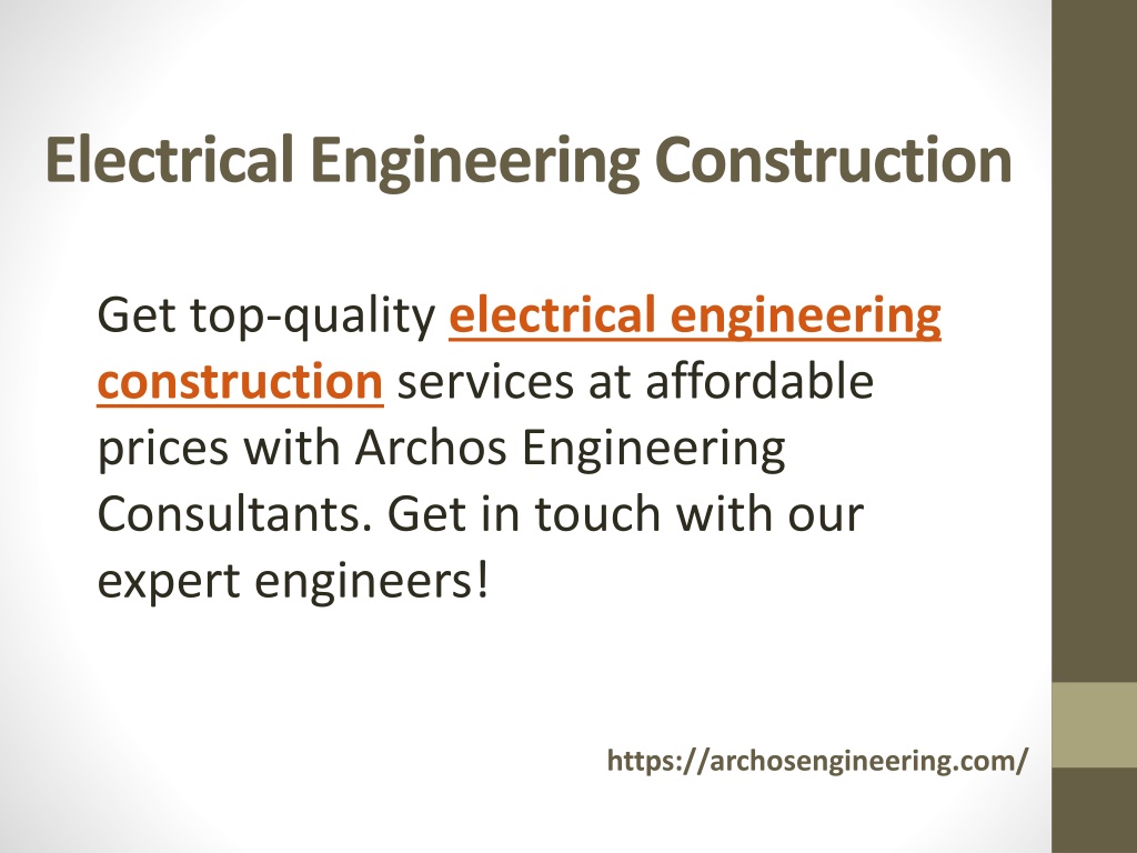 PPT - Electrical Engineering Construction PowerPoint Presentation, free ...