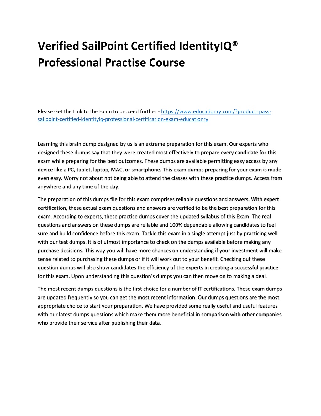 PPT - SailPoint Certified IdentityIQ Professional PowerPoint ...