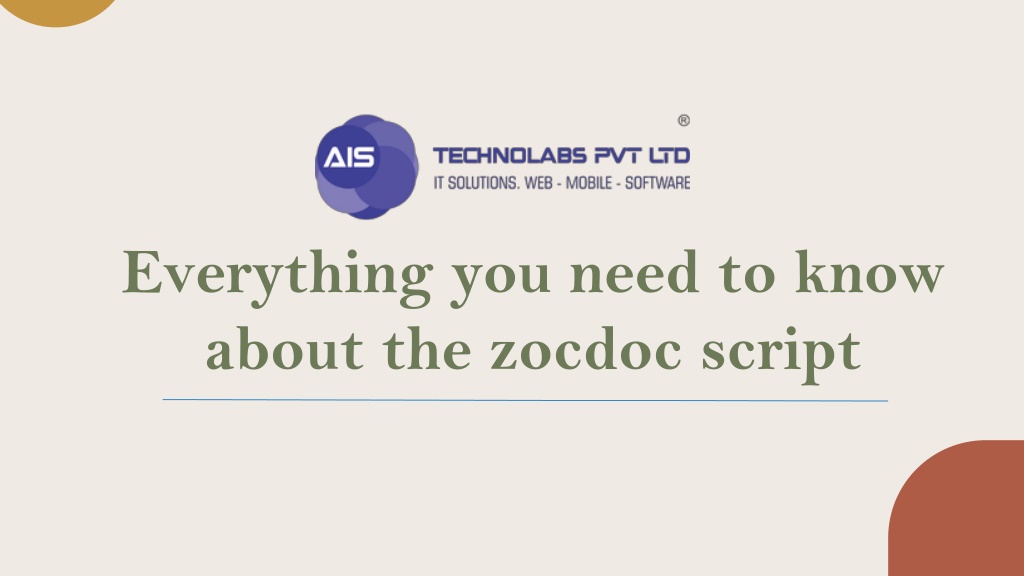 PPT - Everything you need to know about the zocdoc script PowerPoint ...