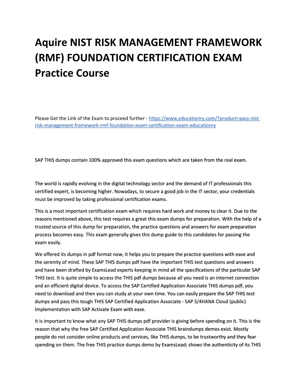 PPT - NIST RISK MANAGEMENT FRAMEWORK (RMF) FOUNDATION CERTIFICATION ...