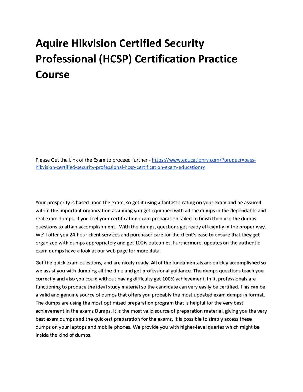 PPT - Hikvision Certified Security Professional (HCSP) Certification ...