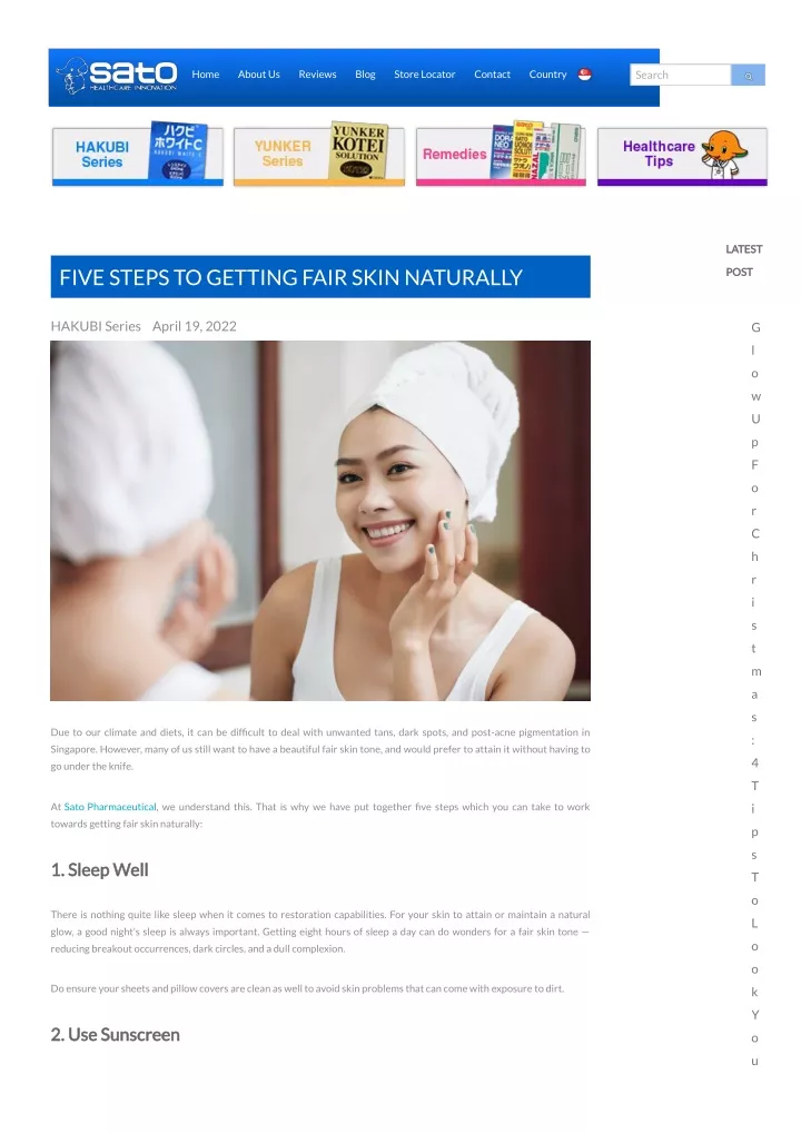 PPT - 5 Proven Ways To Get Fair Skin Naturally PowerPoint Presentation ...